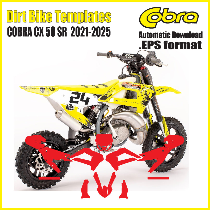 Cobra CX 50 SR 2021-2025 – Dirt Bike Templates